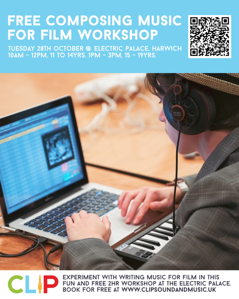 Free Composing Music for Film Workshop at Electric Palace Cinema Harwich - CLIP